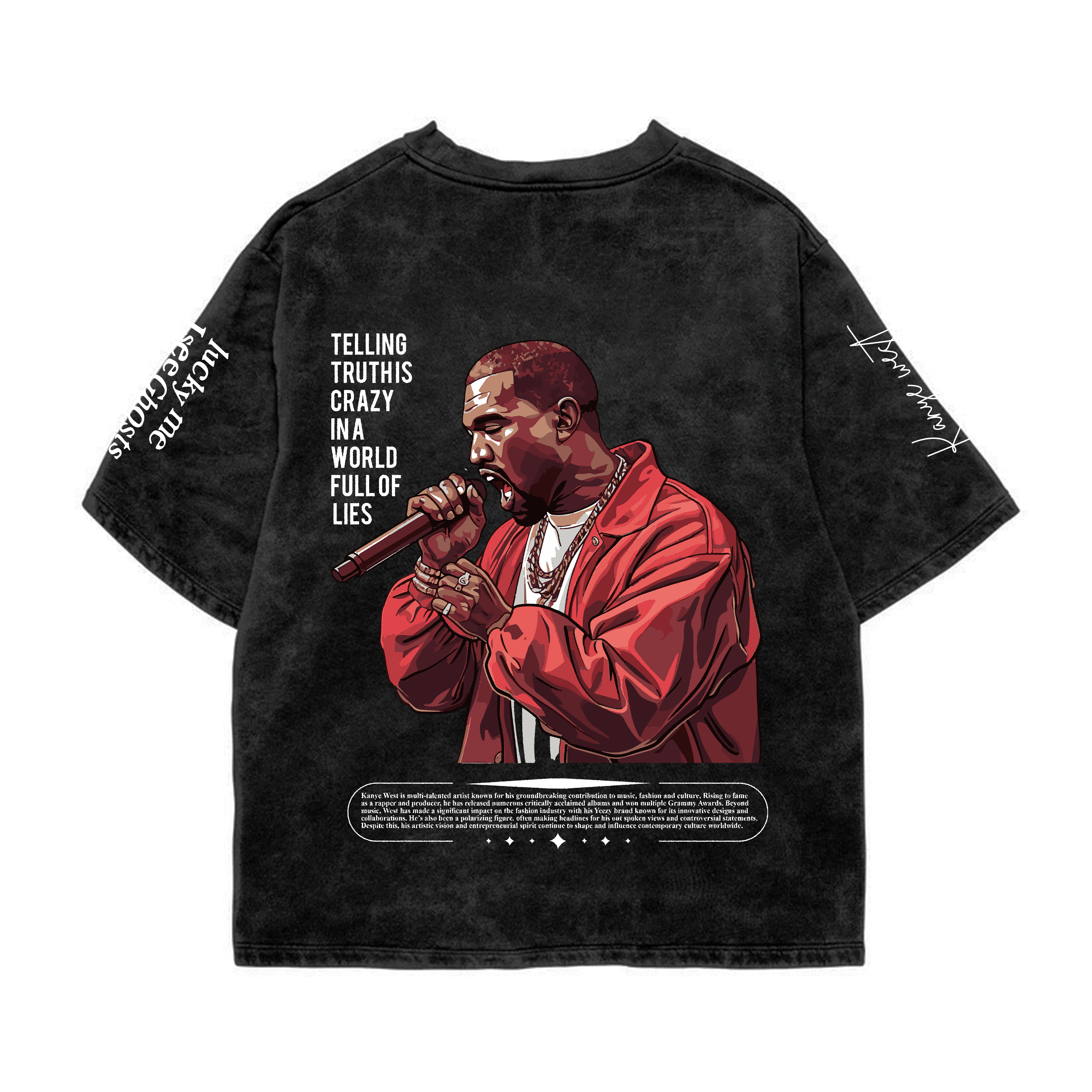 Ye Acid Wash Oversized Tee – Nomad Clothing